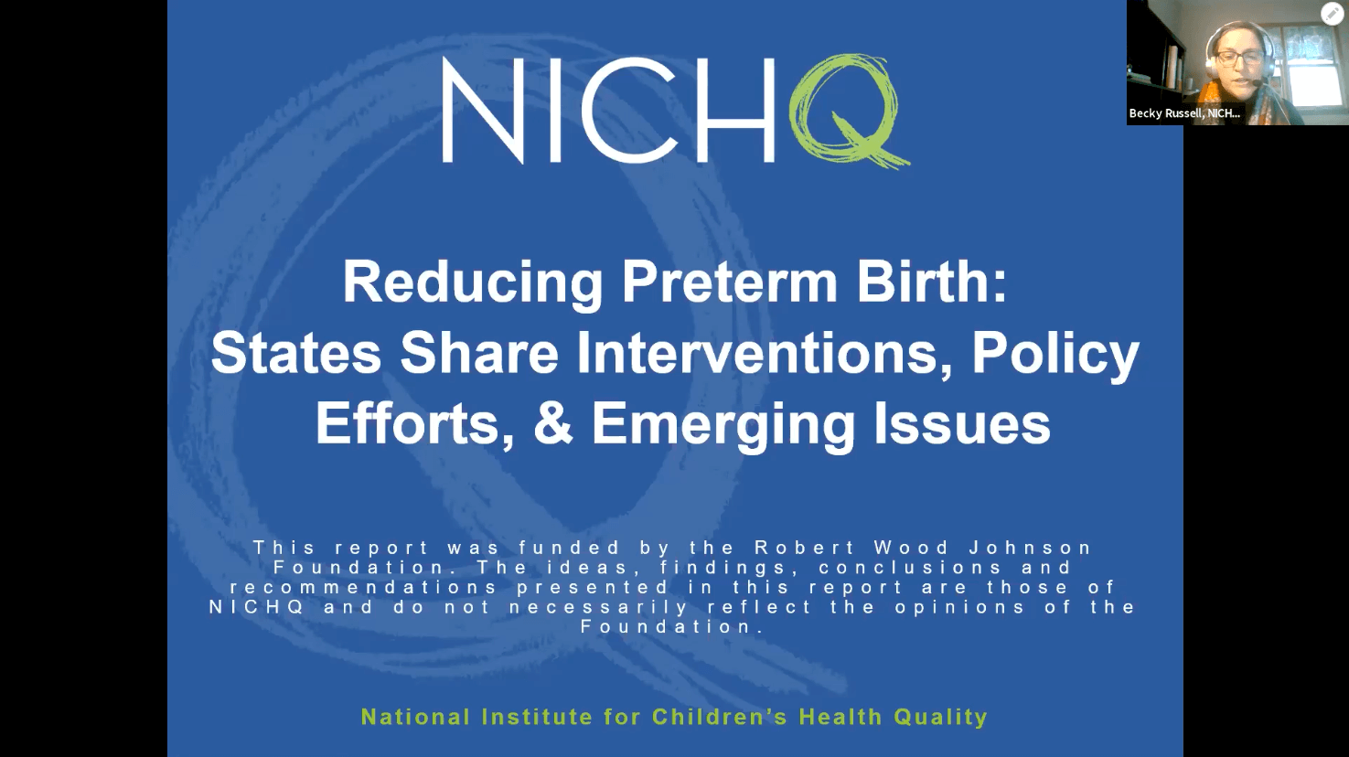 Exploring State-Level Strategies to Improve Maternal Health and Birth ...